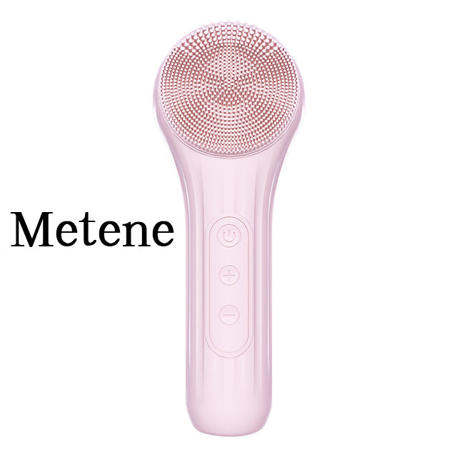 Metene Face Scrubber Exfoliator, Rotating Facial Cleansing Brush for M